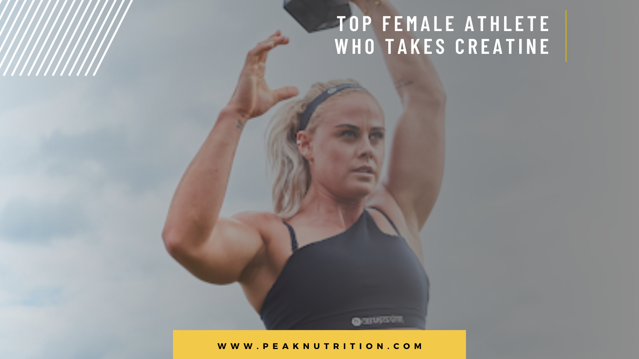 Top Female Athlete Who Takes Creatine – Peak Nutrition